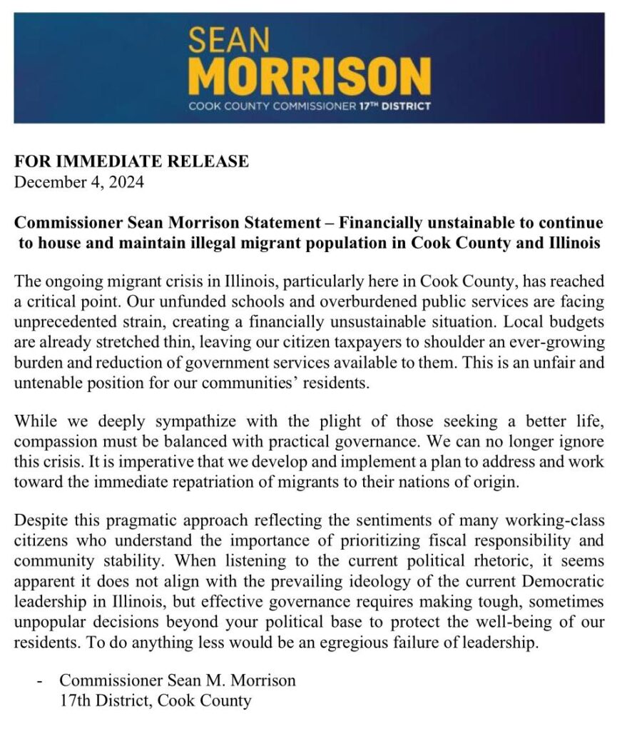 Home - Sean Morrison, Cook County Commissioner